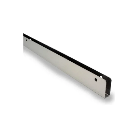 U-Bracket - Continuous - 1/2" x 57" - Satin Stainless Steel - FenWall