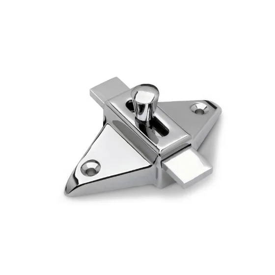 Slide Latch - Surface Mounted - Polished Chrome Zamac - FenWall